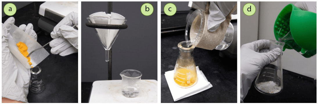 Recrystallization and hot filtration - Safrole