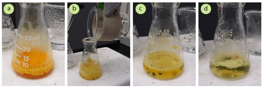 Recrystallization and hot filtration - Safrole