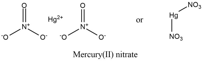 Mercury(II) Nitrate. Synthesis, Physico-Chemical Properties, Reactions ...