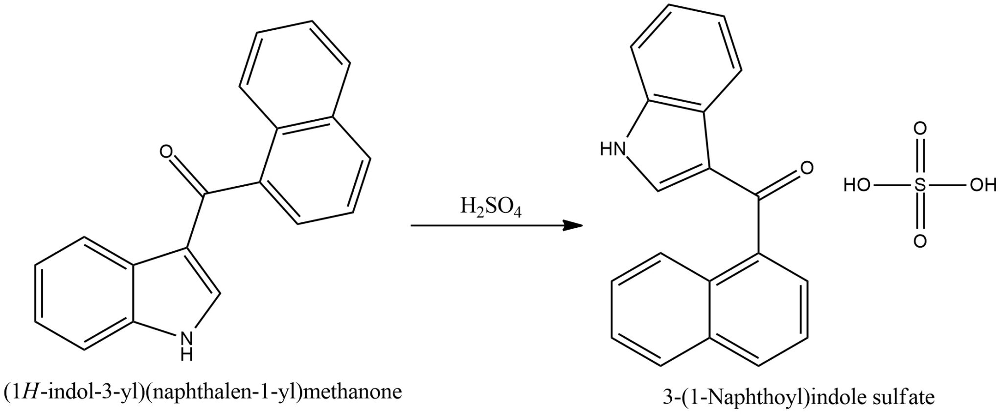 The Physico-Chemical Properties and Synthesis of Naphthoylindoles - Safrole