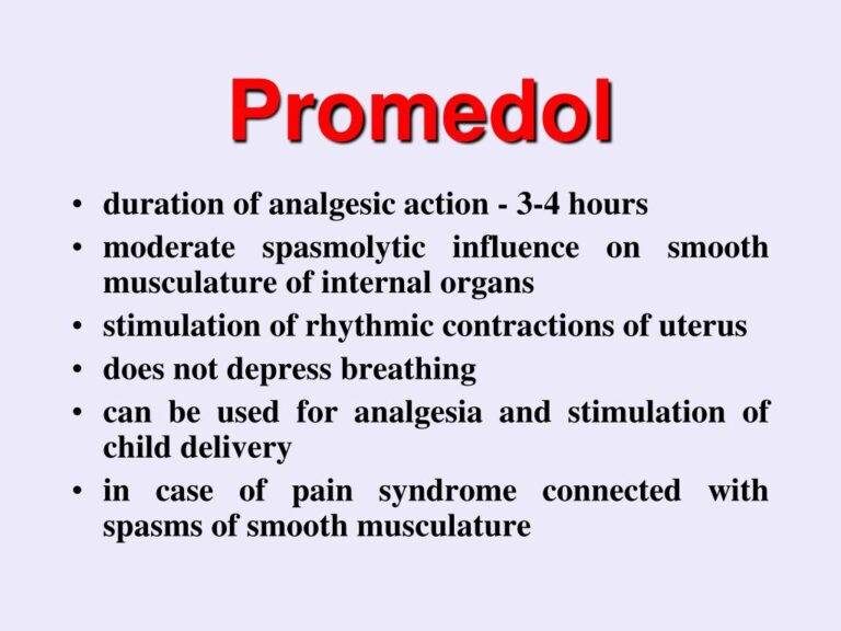 Trimeperidine and Promedol: Opioid Analgesics for Sedation and ...