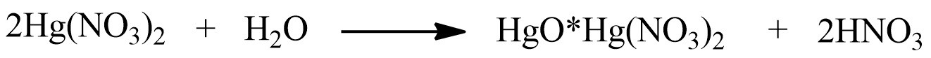 Mercury(II) Nitrate. Synthesis, Physico-Chemical Properties, Reactions ...
