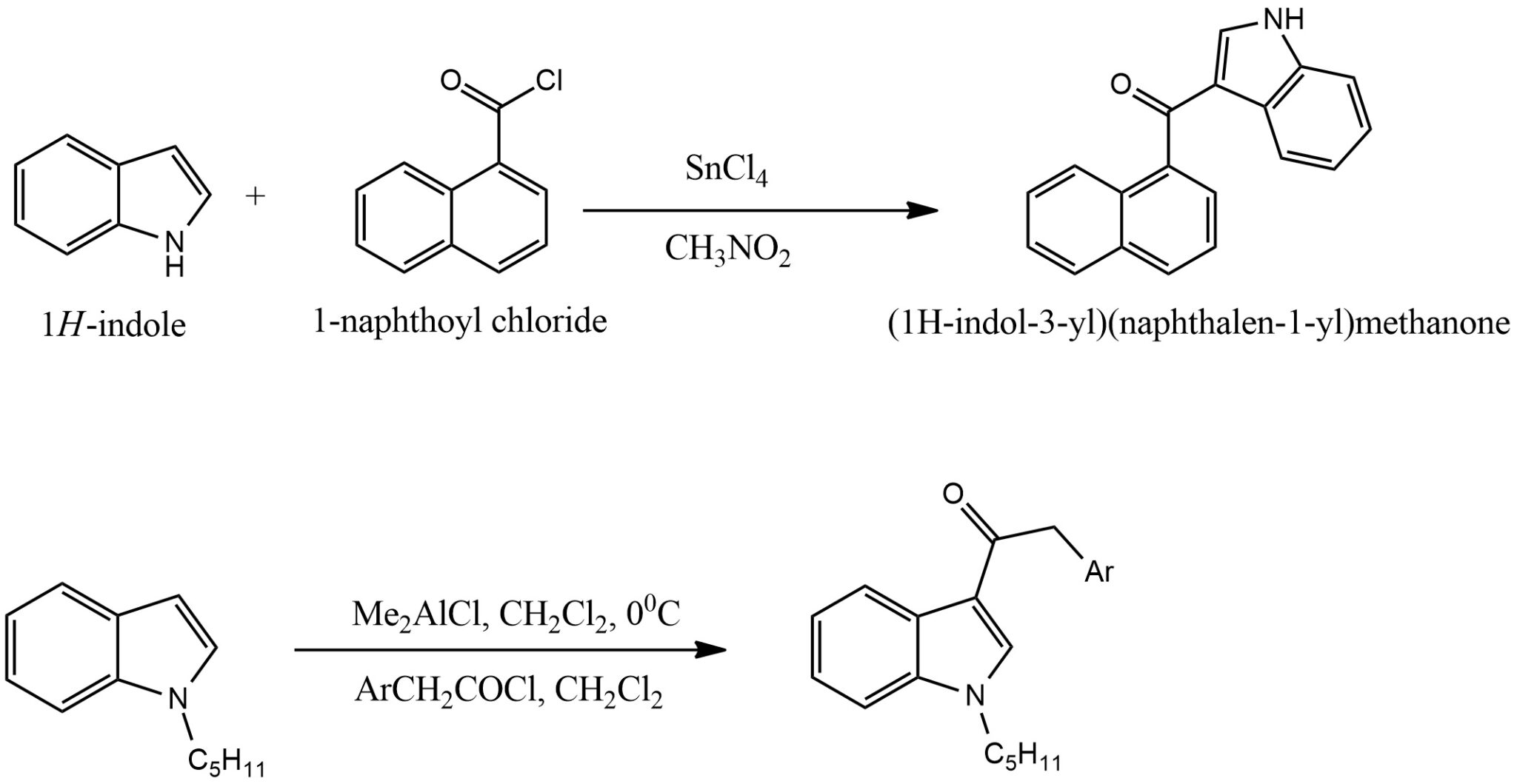 The Physico-Chemical Properties and Synthesis of Naphthoylindoles - Safrole